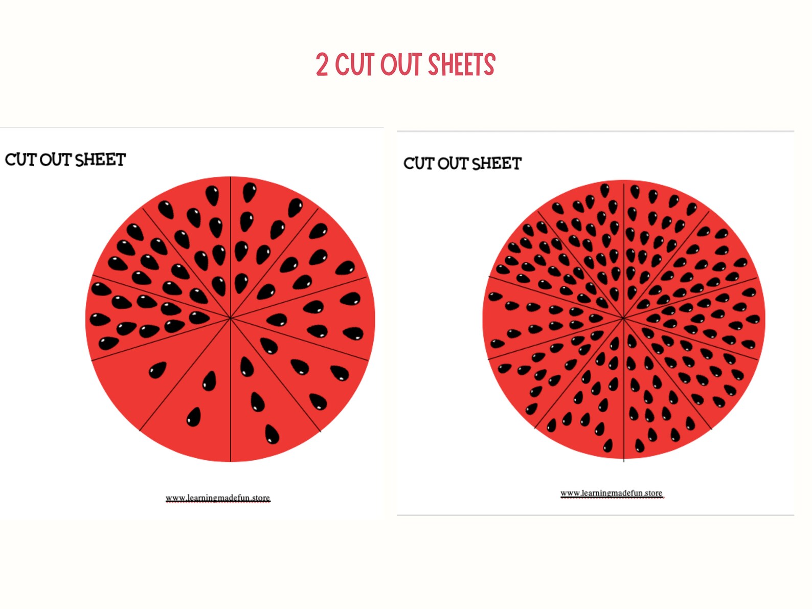 Watermelon Counting Activity Busy Book Printable Count 1-20 | Etsy
