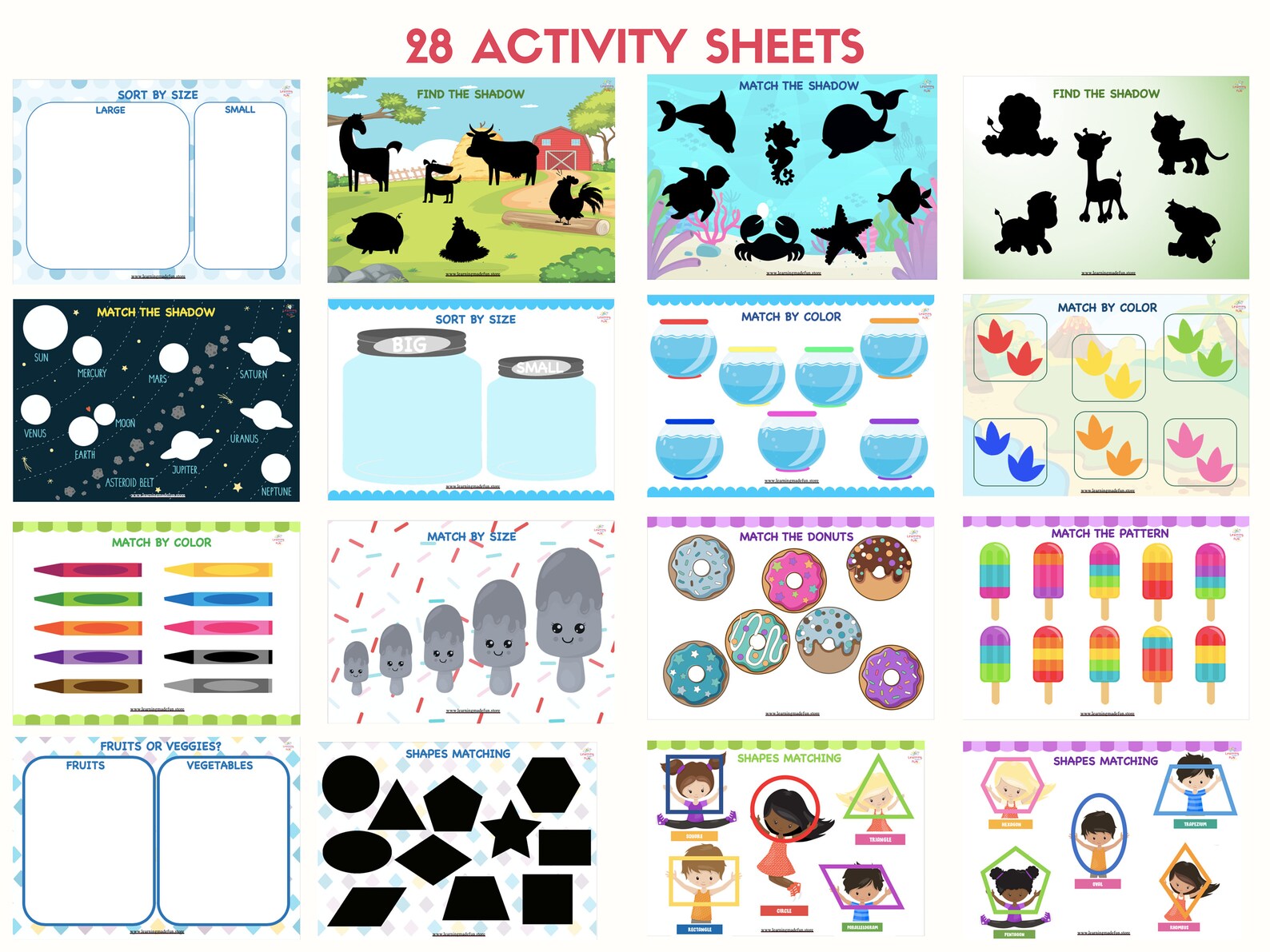 Preschool Binder Busy Book Printable Learning Activities for - Etsy