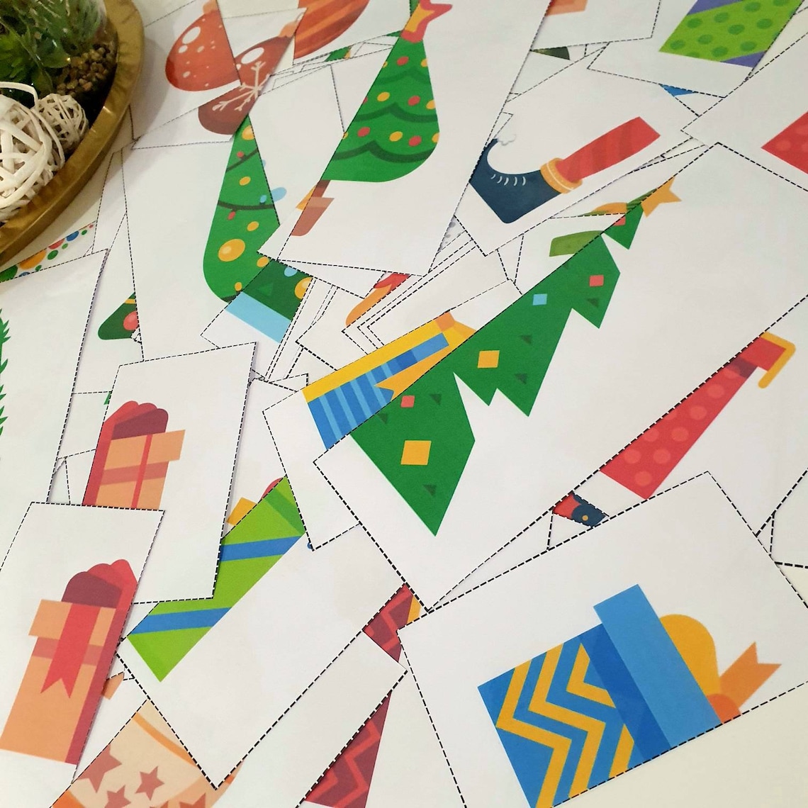 Christmas Matching Game for Toddlers Christmas Games - Etsy