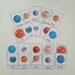 Solar System Montessori Cards, Space Flash Cards, Three Part Cards ...