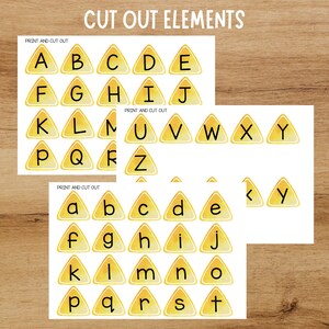 Construction Vehicles Sorting Letters Printable Flisat Insert, Trofast ...