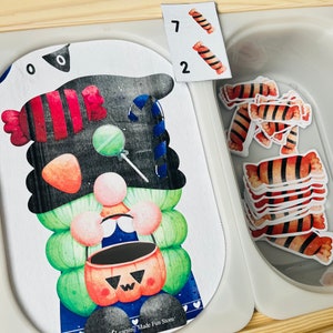 Halloween Candy Count to 10 by Size, Flisat Insert, Trofast Insert ...