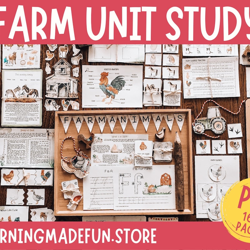 Farm Homeschool Unit Studies - Etsy
