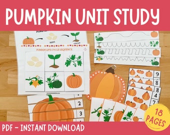 Pumpkin Life Cycle Printable Fall Pumpkin Poster Pumpkin - Etsy