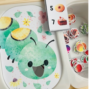 The Hungry Caterpillar Counting to 10, Printable Flisat Insert, Trofast ...