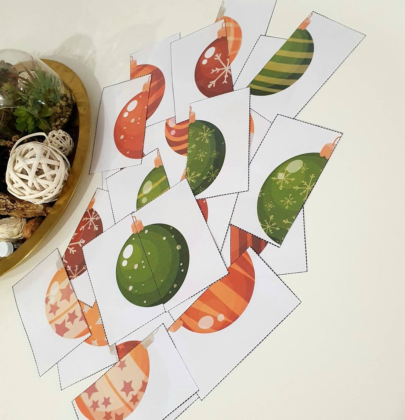 Christmas Matching Game for Toddlers Christmas Games - Etsy