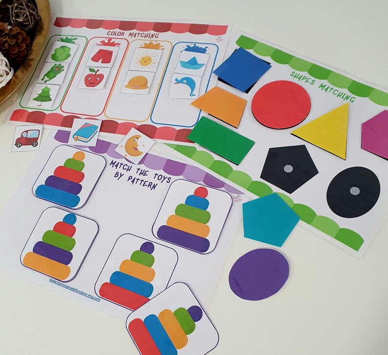 Busy Book Toddler Busy Book Printable for Kid Learning - Etsy