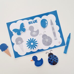 Color Matching Activities, Color Sorting, Toddler Busy Book, Printable ...