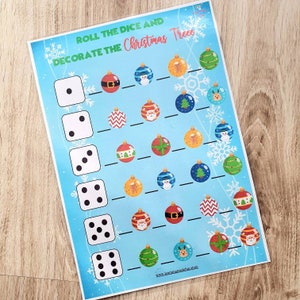 Decorate the Christmas Tree, Christmas Busy Book Page, Christmas Games ...