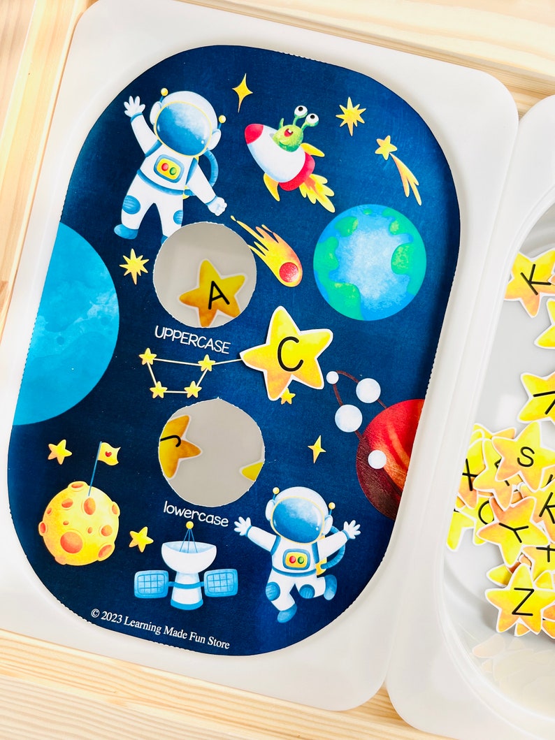 Space Sorting Letters Printable Flisat Insert, Trofast Insert ...