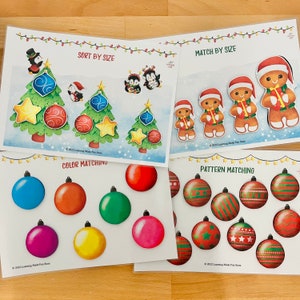 Christmas Toddler Busy Book: Printable Learning Binder (PDF) - Etsy