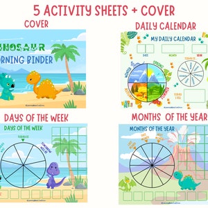 Morning Calendar Circle Time Printable Binder, Preschool, Pre-k ...