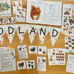 Woodland Unit Study, Forest Animals Printable, Nature Studies ...
