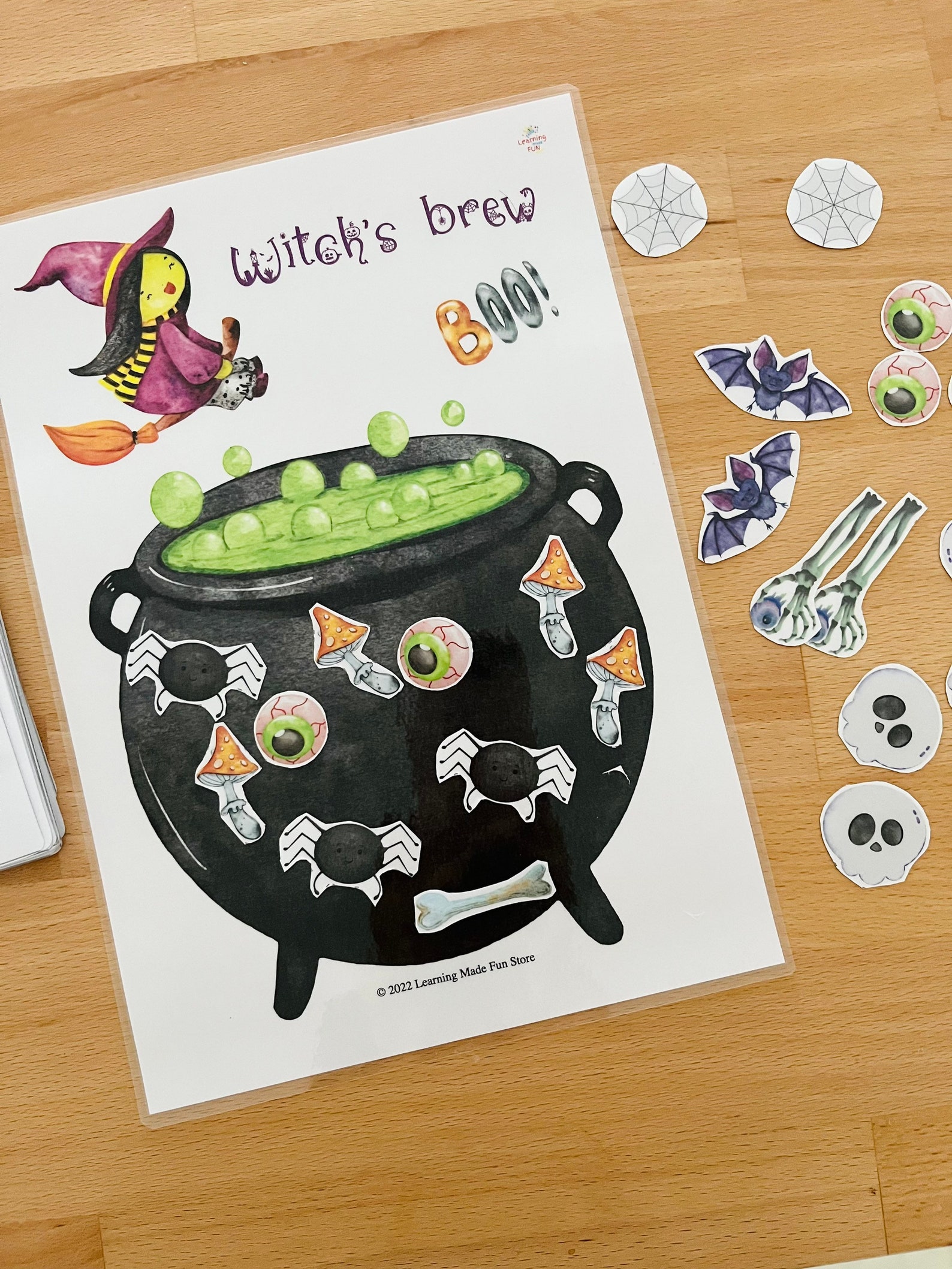 Halloween Potions Dramatic Play: Witch Brews Counting Game (PDF) - Etsy