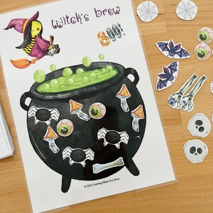 Halloween Potions Dramatic Play: Witch Brews Counting Game (PDF) - Etsy