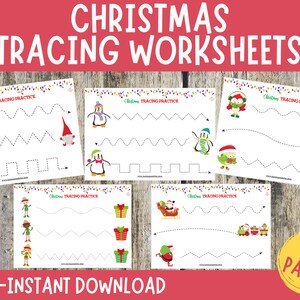 Christmas Tracing Practice, Tracing Lines, Fine Motor Skills, Tracing ...