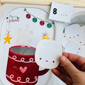 Christmas Hot Cocoa Counting to 20, Printable Flisat Insert, Trofast ...