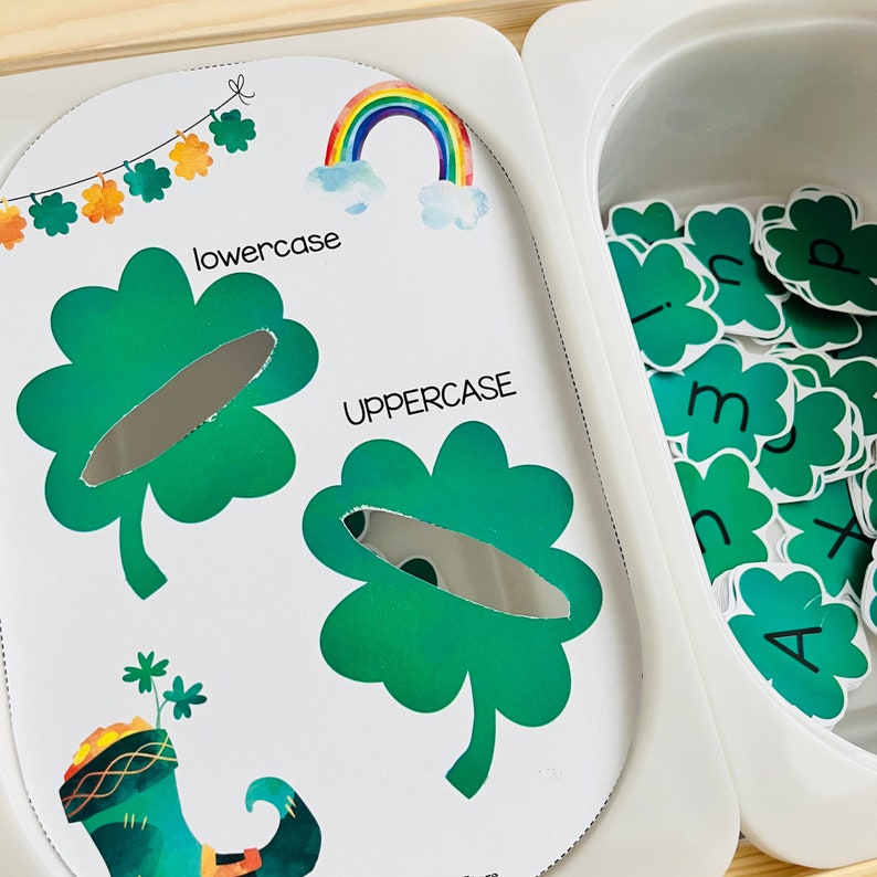 St Patrick's Day Letter Sorting Flisat Insert (Digital Download) - Etsy ...