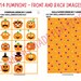 Halloween Memory Game Pumpkin Matching Game for Toddlers - Etsy