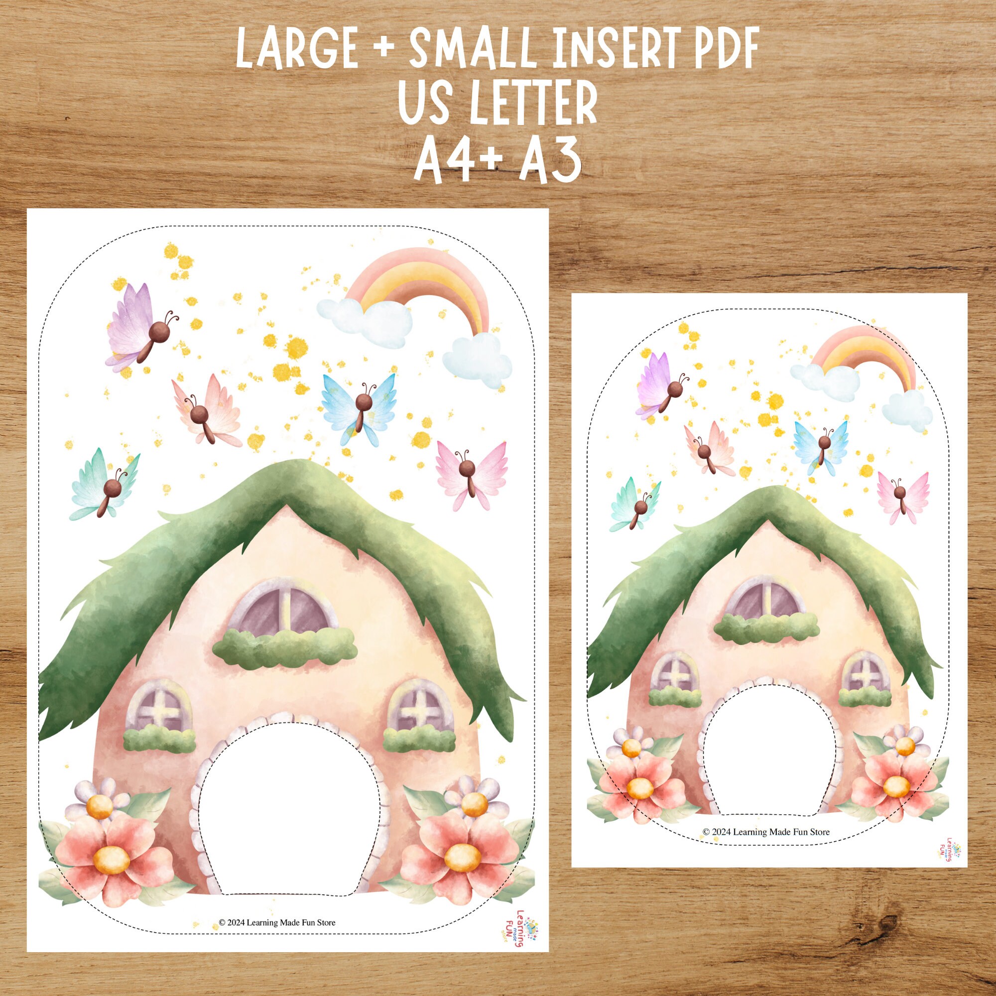 Spring Gnomes Counting, Printable Flisat Insert, Trofast Insert ...