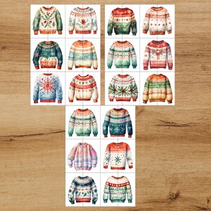 Christmas Matching Game for Kids, Christmas Games, Toddler Matching ...