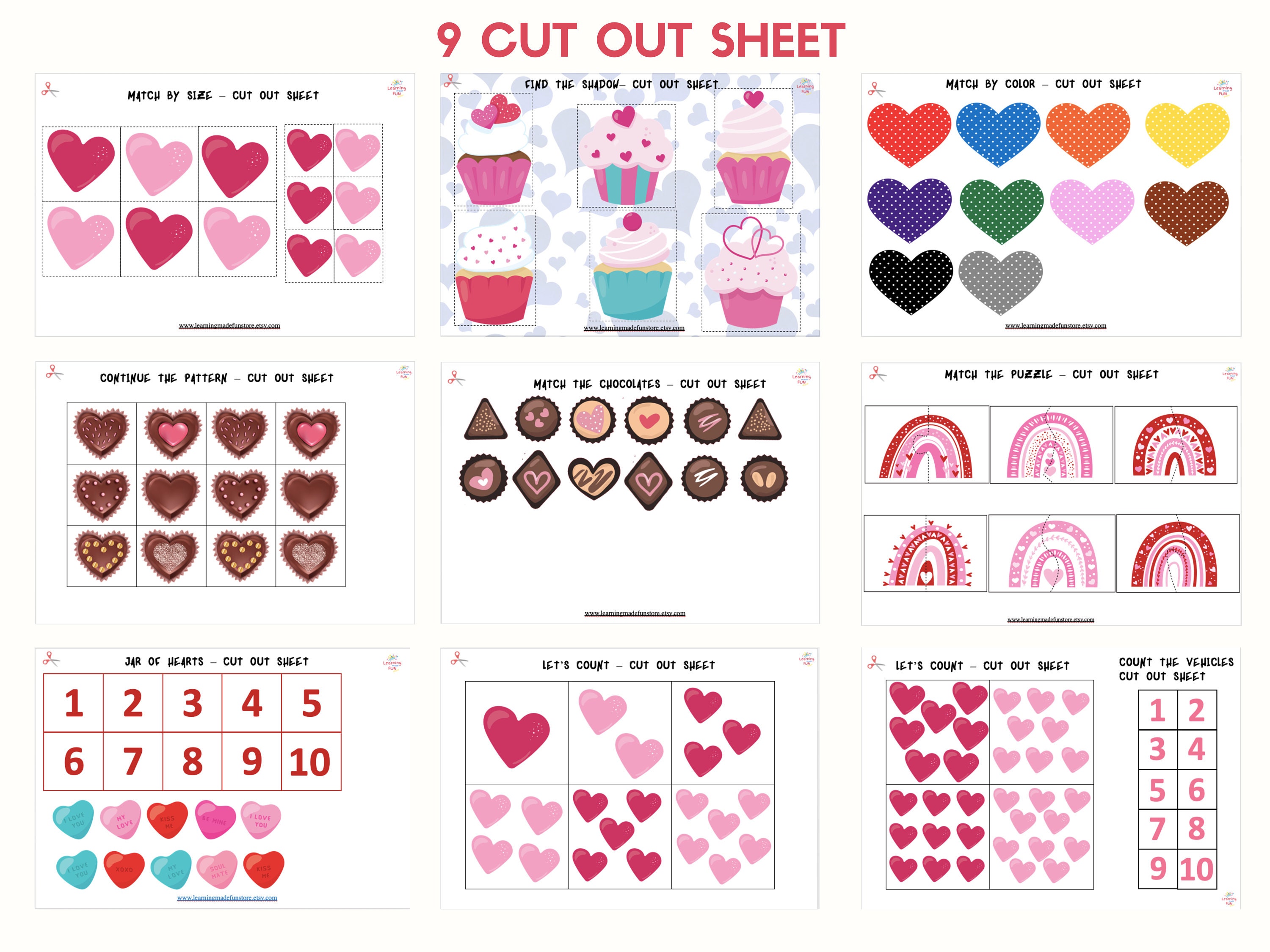 Valentines Day Busy Book Busy Book Printable Learning | Etsy