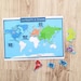 Continents Matching Activity, World Map Printable, Continents of the ...