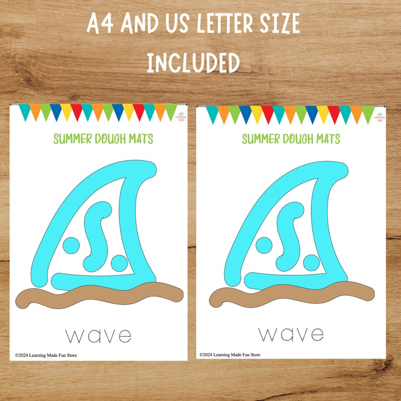 Summer Play Dough Mats Fine Motor Skills Visual Cards Play Doh Mats ...