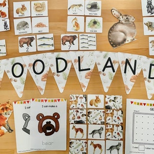 Woodland Unit Study, Forest Animals Printable, Nature Studies ...
