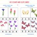 Montessori Spring Count Clip Cards Numbers 1-10 Count and - Etsy