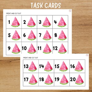 Feed the Hippo Counting to 20, Printable Flisat Insert, Trofast Insert ...