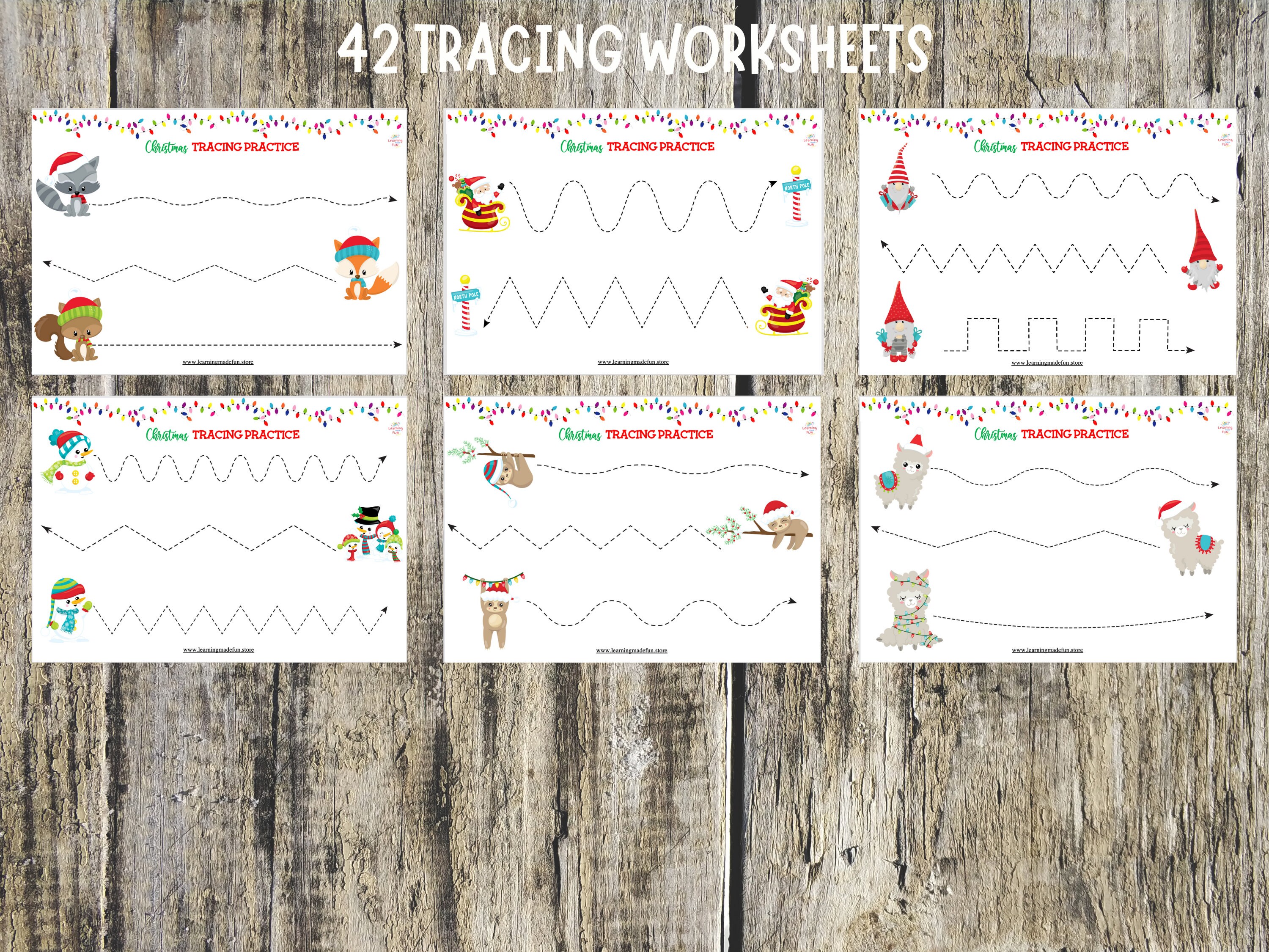 Christmas Tracing Practice Tracing Lines Fine Motor Skills - Etsy