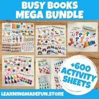 BUSY BOOK GRAPHIC DESIGN - Space! Montessori Activity Book / Busy Book ...