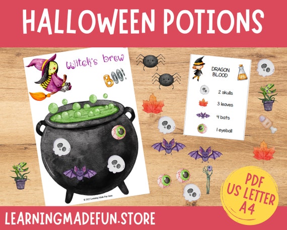 Halloween Potions Dramatic Play Witch Brews Pretend Play - Etsy