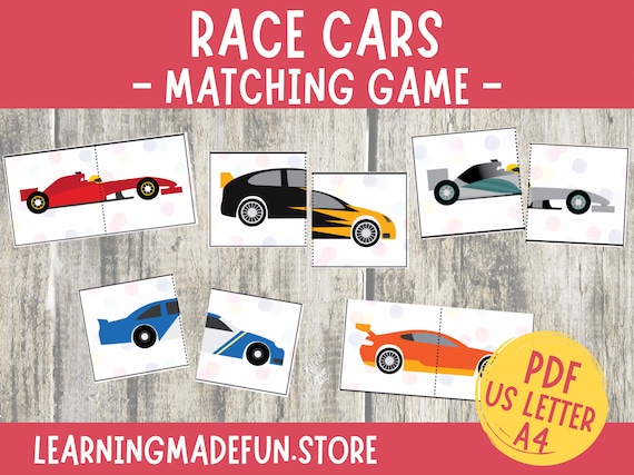 Race Car Games For Preschool