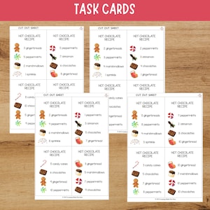 Christmas Make a Hot Chocolate Counting, Pretend Play, Preschool Math ...
