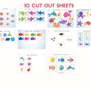 Ocean Busy Book, Busy Book Toddler, Preschool Busy Book, Toddler ...