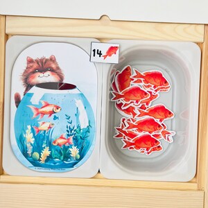 Fish Tank Counting to 20, Printable Flisat Insert, Trofast Insert ...