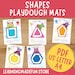 2D Shapes Playdough Mats: Montessori Learning Printable (PDF Download ...