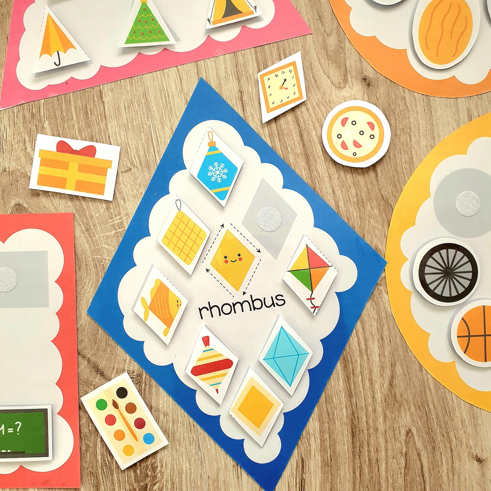 2D Shapes Sorting Game Sort by Shape Activity Shape - Etsy