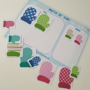 Winter Busy Book Printable, Winter Preschool Binder, Learning Activity ...