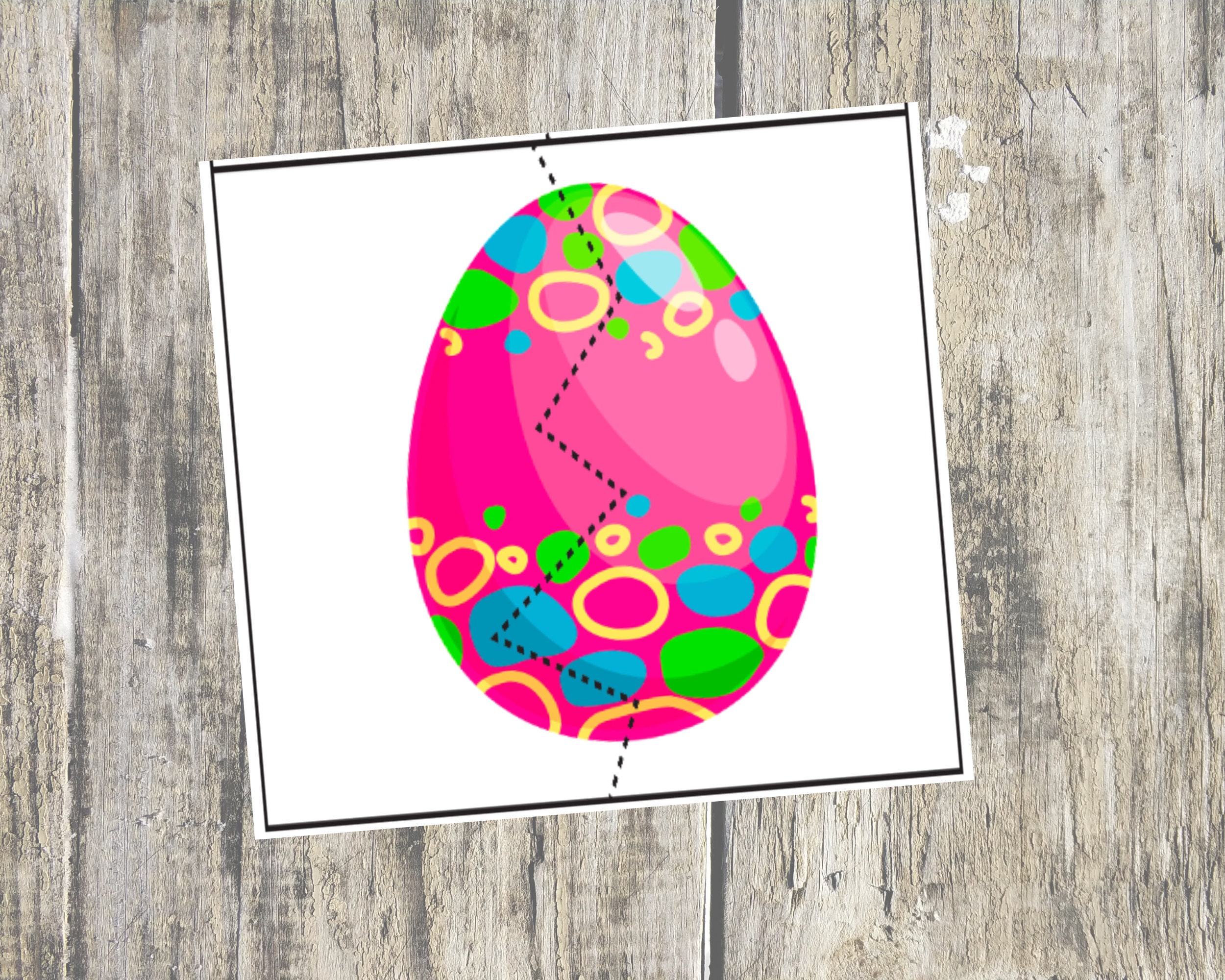 Easter Eggs Matching Game: Toddler Learning Activity (digital Download ...