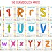 Alphabet Play Doh Cards Toddler Activities ABC Play Dough Mats ...