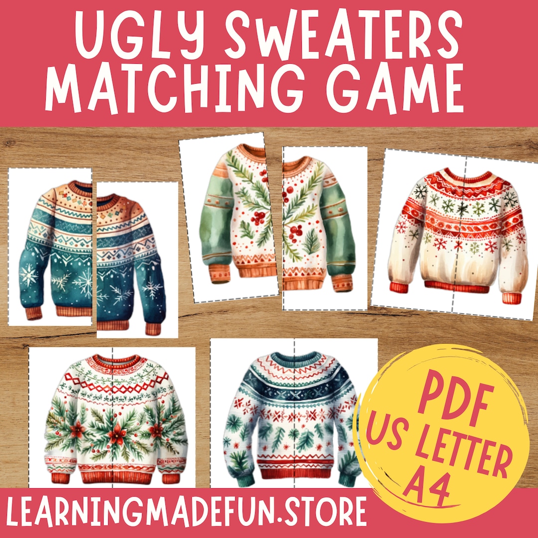 Christmas Matching Game for Kids, Christmas Games, Toddler Matching ...