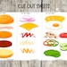 Build a Burger Pretend Play Set: Printable Learning Activity (PDF) - Etsy