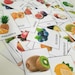 Real Fruits Flash Cards, Montessori Flashcards for Toddlers, Three-part ...