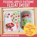 Apples Patterns Flisat Insert, Trofast Insert, Flisat Printable ...