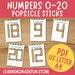 Popsicle Stick Number Formation Flashcards: Math Learning (PDF) - Etsy