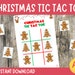 Christmas Tic Tac Toe Printable Game, Printable Christmas Game ...