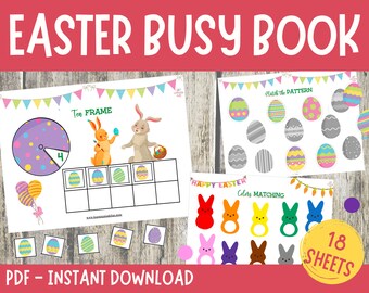 Preschool Busy Book | Etsy